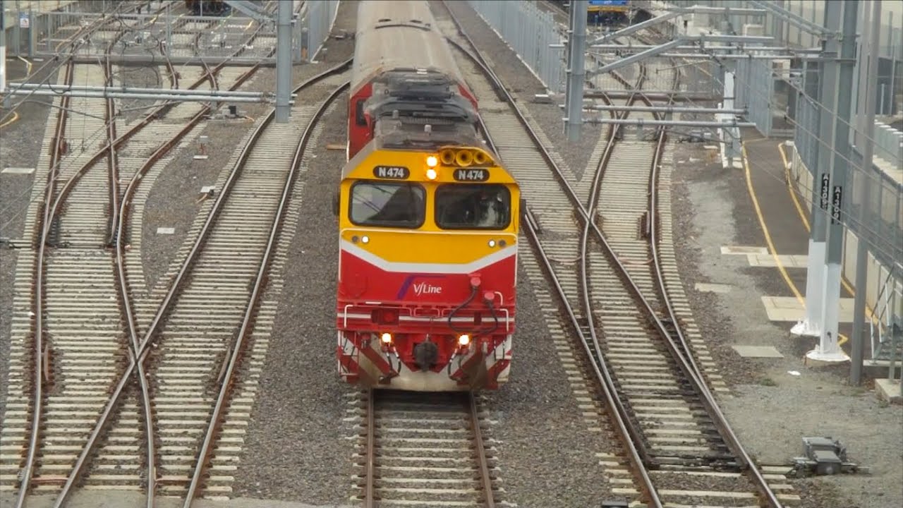 N class locomotive at Sunbury Melbourne - YouTube