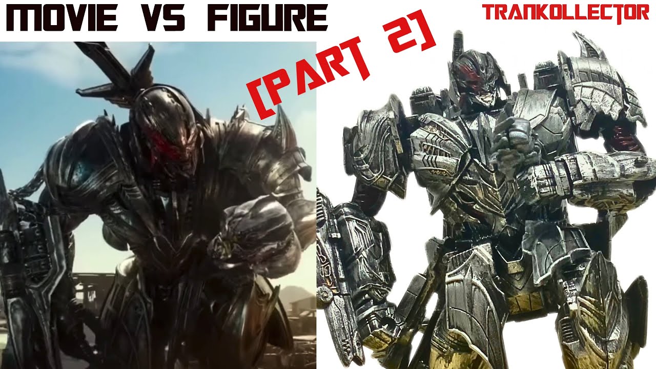 TLK MEGATRON Scenes (Part 2) | Movie VS Figure | Transformers 5 THE ...