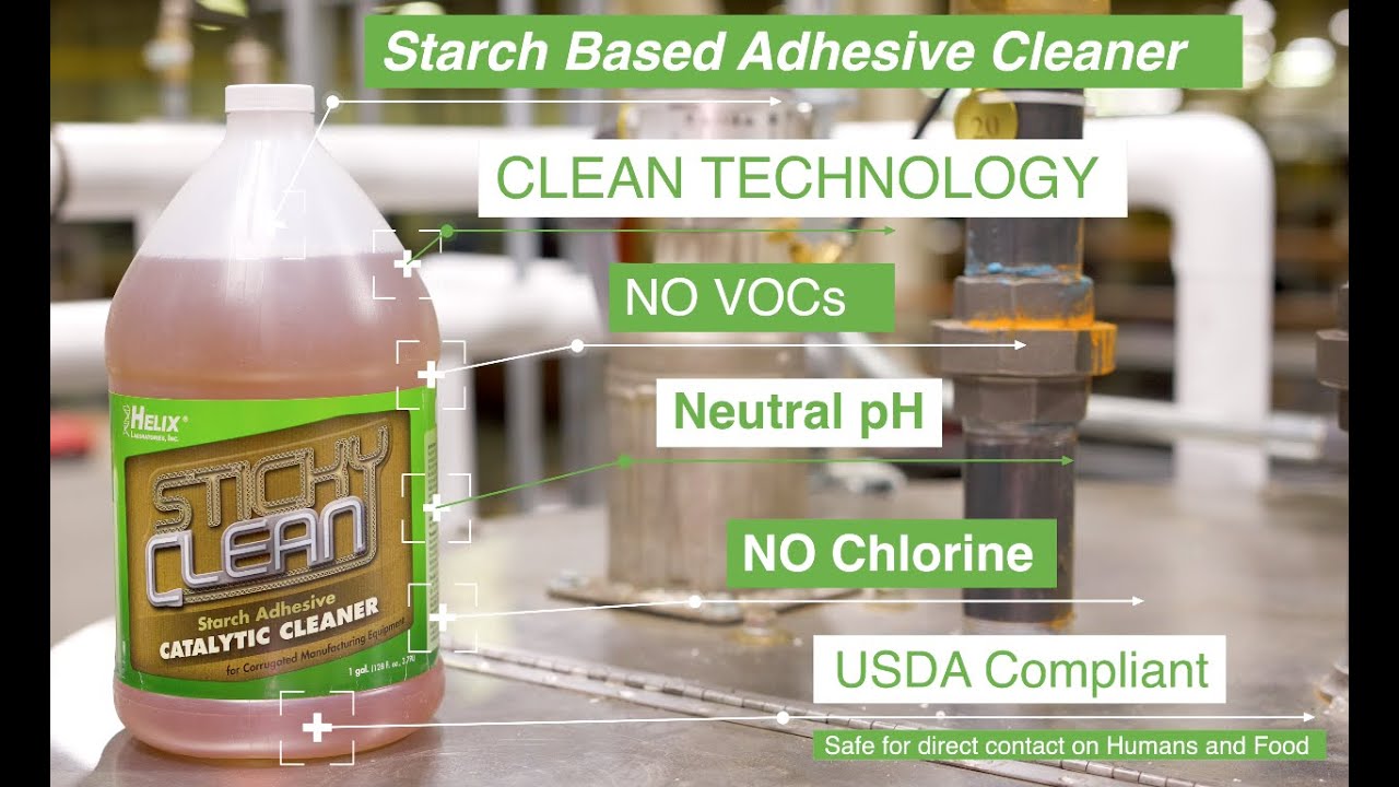 Sticky Clean - Starch Adhesive Catalytic Cleaner for Corrugated ...
