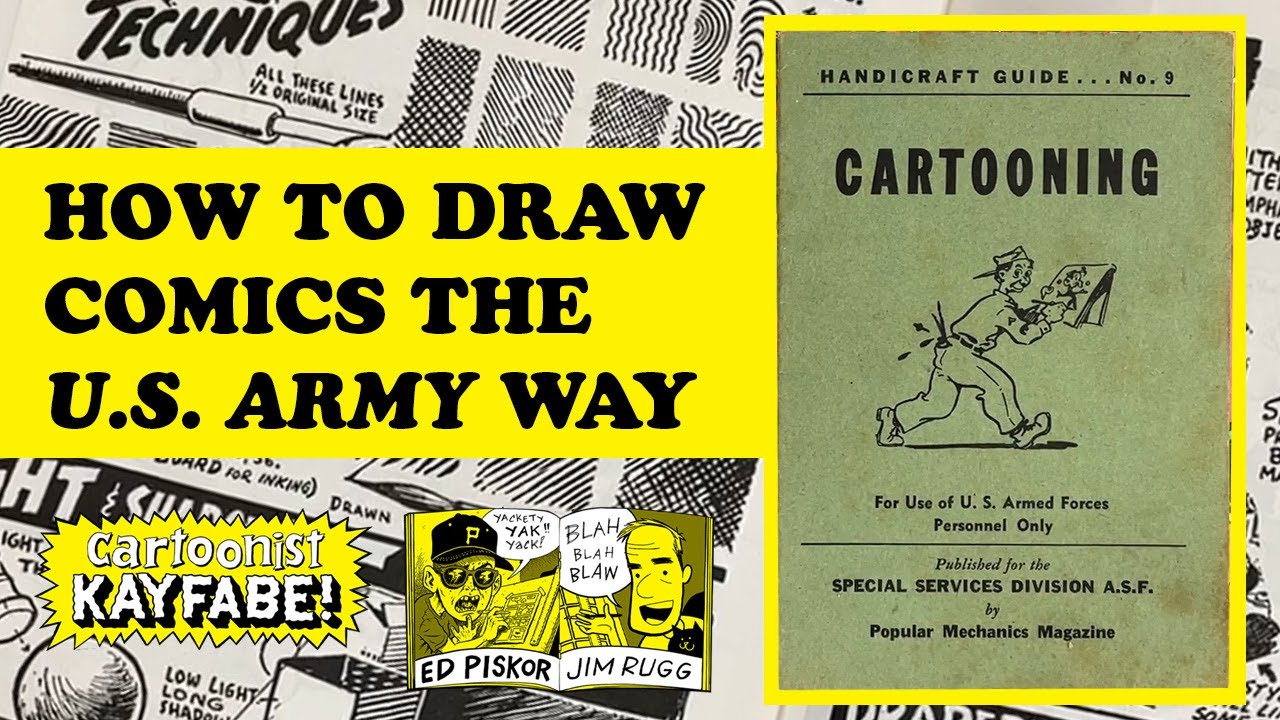How to Draw Comics the U.S. Army Way? - YouTube