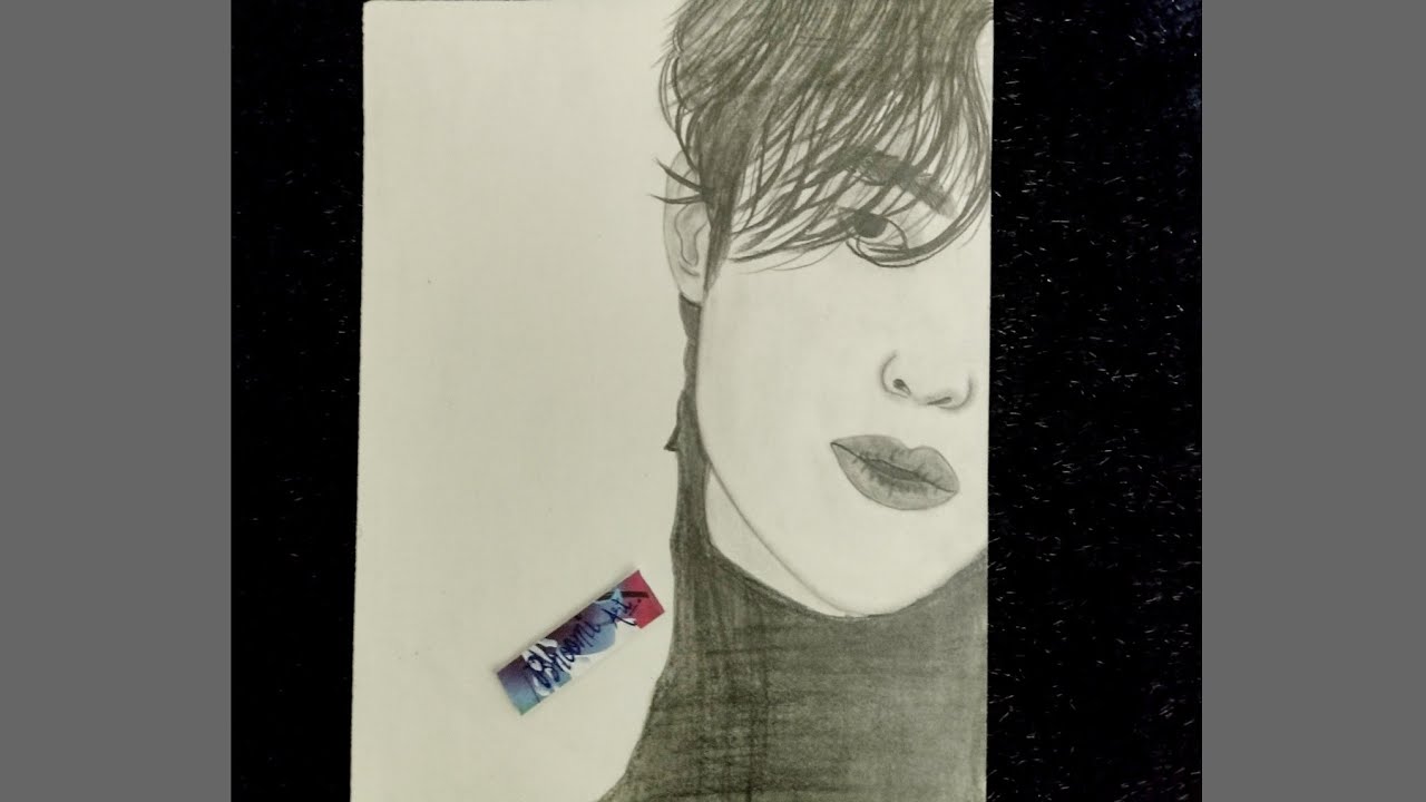 A realistic face drawing/ How to draw a realistic boy face with pencil ...