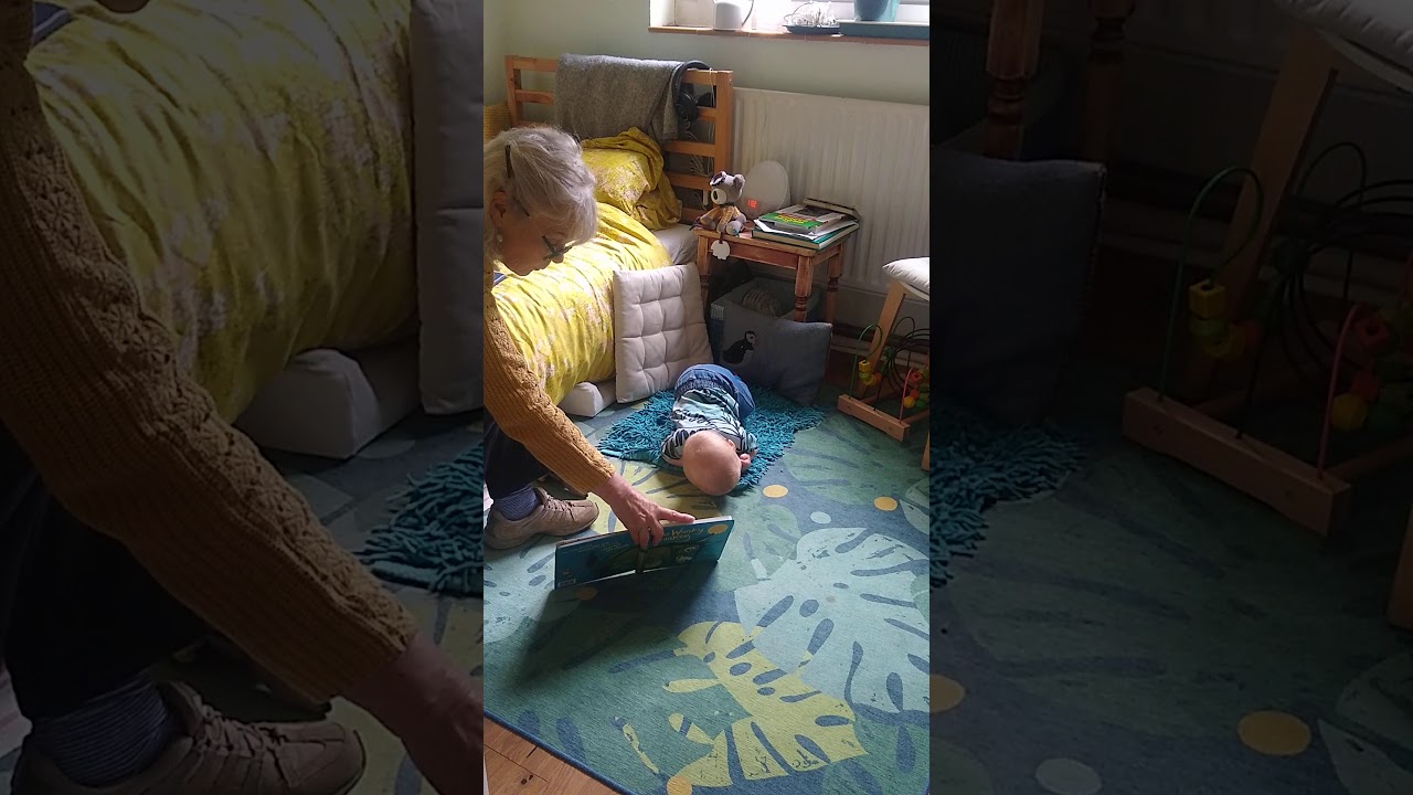 Storytime with Granny whilst chewing the rug - YouTube