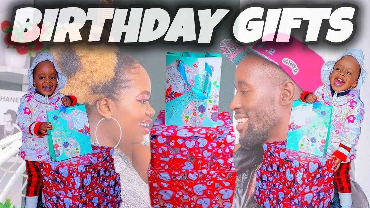 OUR BABY UNBOXING HER PRE BIRTHDAY GIFTS... See her reaction🤗 - YouTube