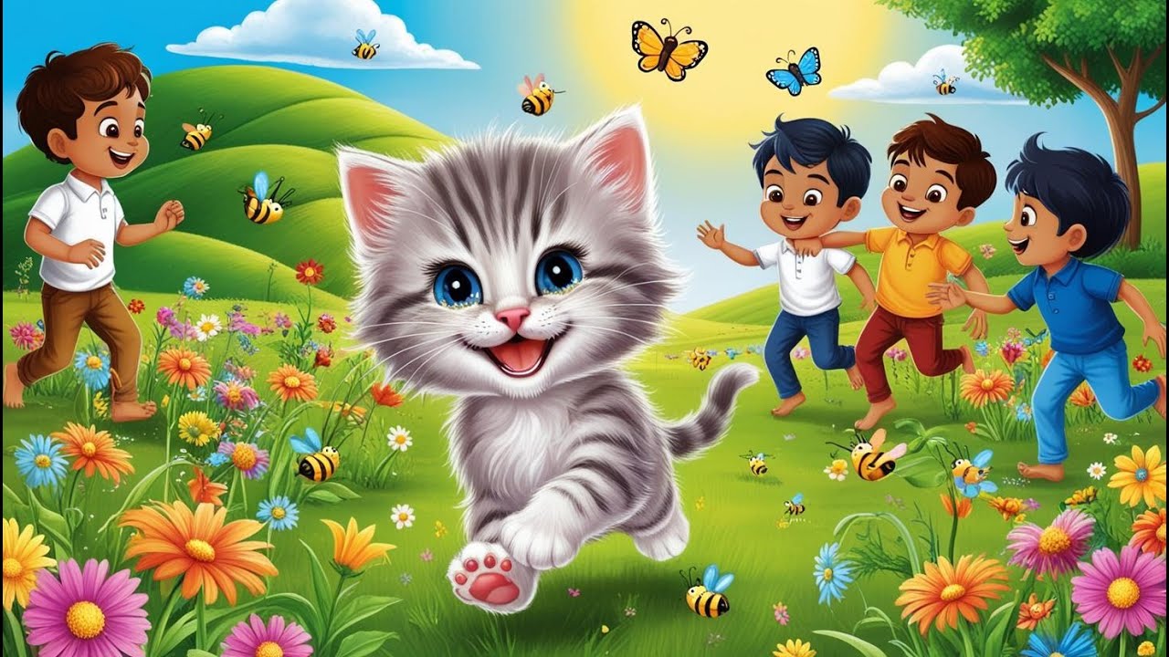 🐱 Kitty's Joyful Adventure – Fun Nursery Rhymes for Kids! 🎶 - YouTube