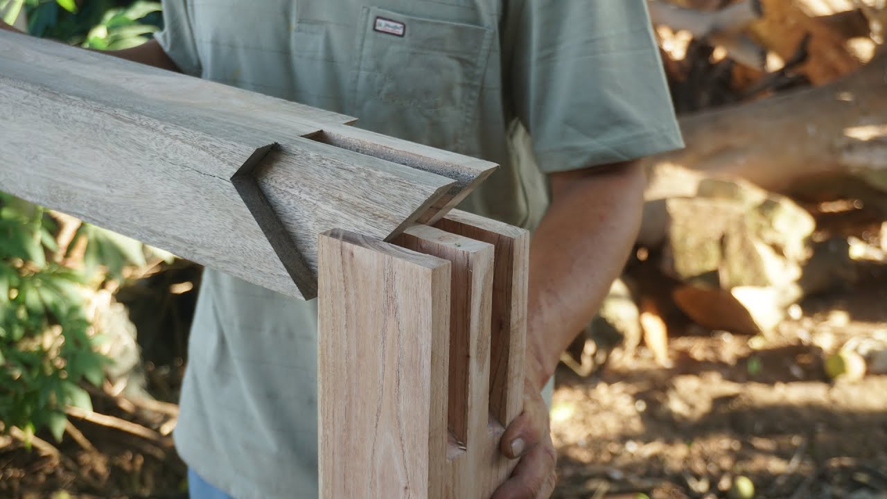 Amazing No Screw With Japanese Woodworking Joints , Simple House Wood ...