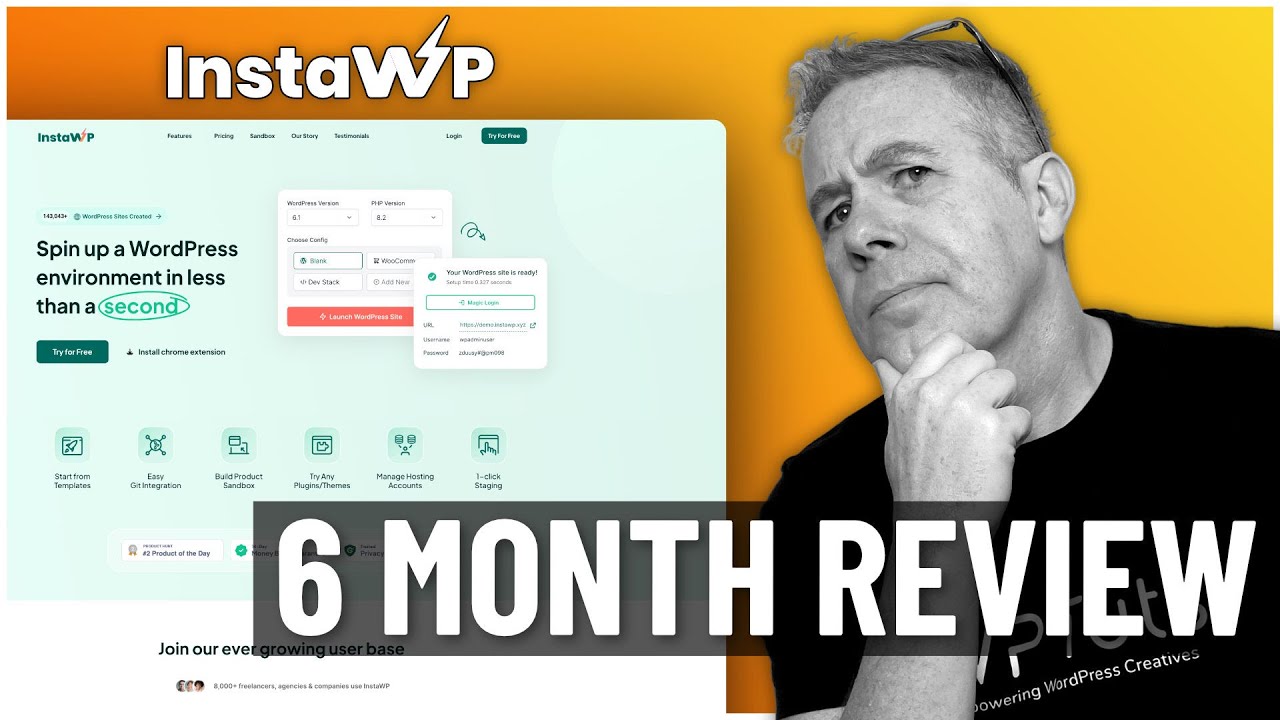 InstaWP | Long Term Review | Install WordPress in 1 Sec or LESS! - YouTube