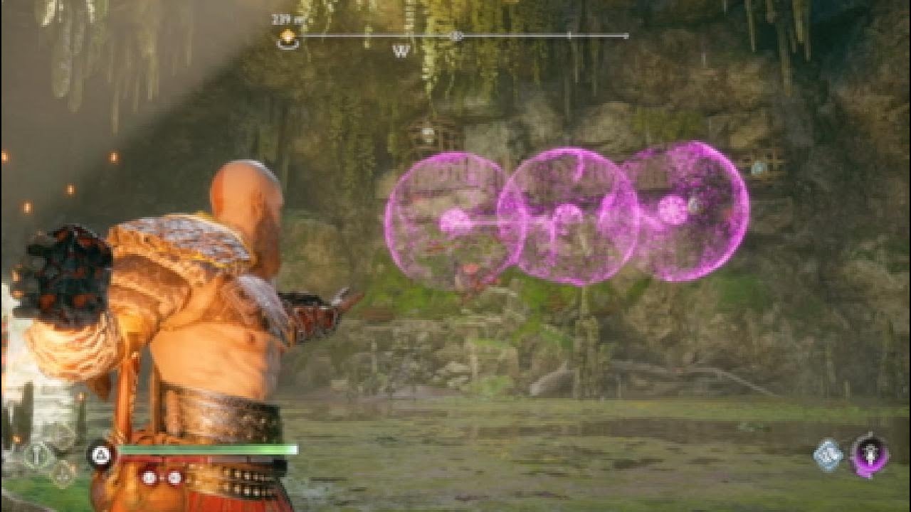 God of War 5: Vanaheim - Veiled Passage - Rune Chest EASY (3 runes with ...