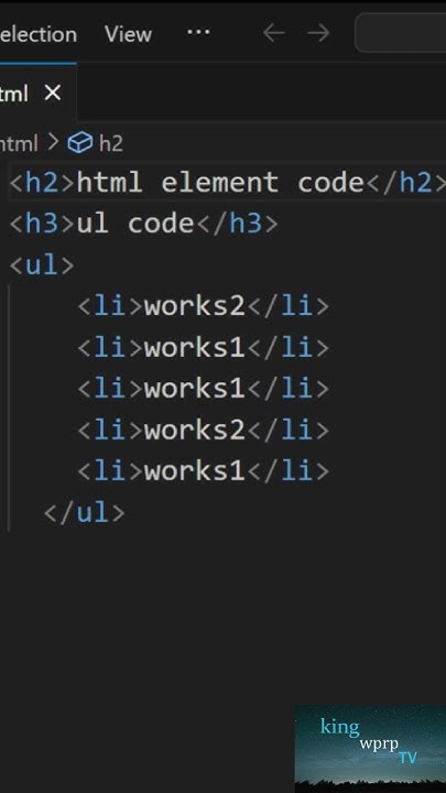 HTML Tutorial l HTML Element Reference | ul code #htmltutorial #coding #python #html # ...