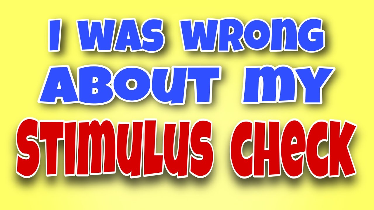My STIMULUS CHECK Update - YouTube