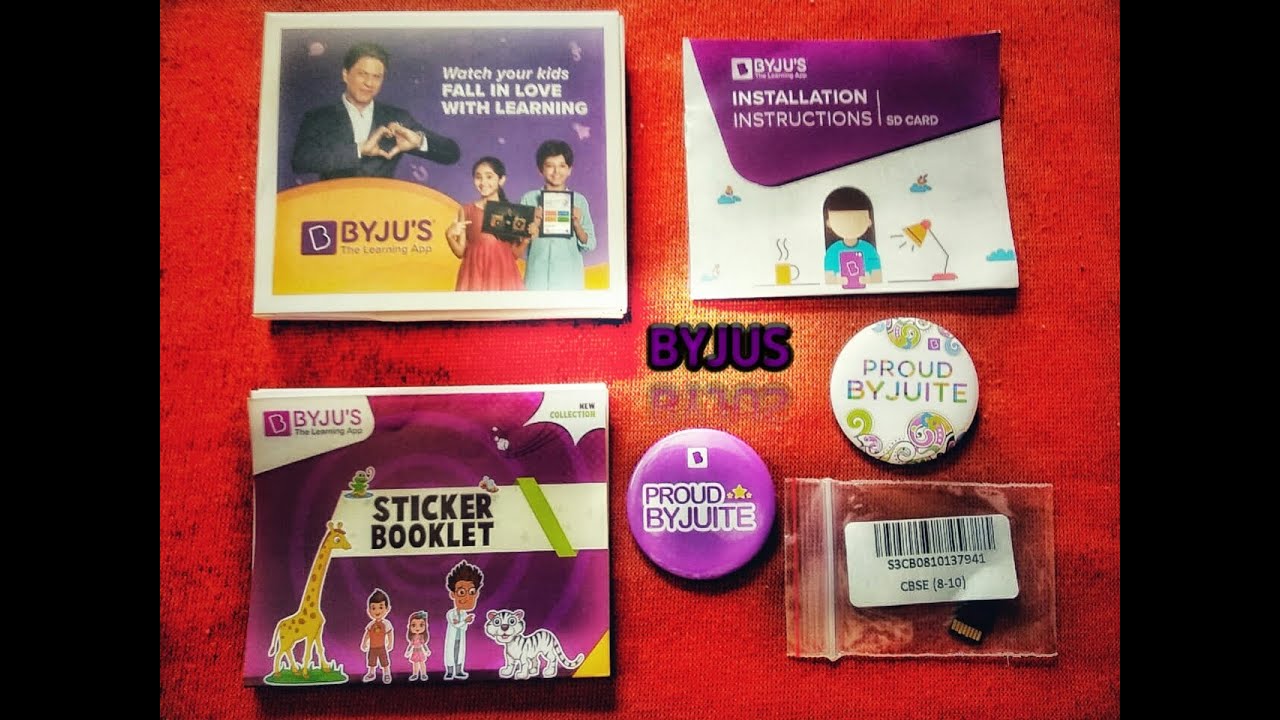 Unboxing Byjus Premium Kit || SD Cards || Class 8 -10 || Must Watch ...