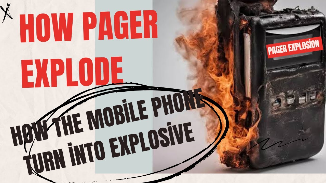 Hezbollah Pager Explosion How mobile phone turn into bumb - YouTube