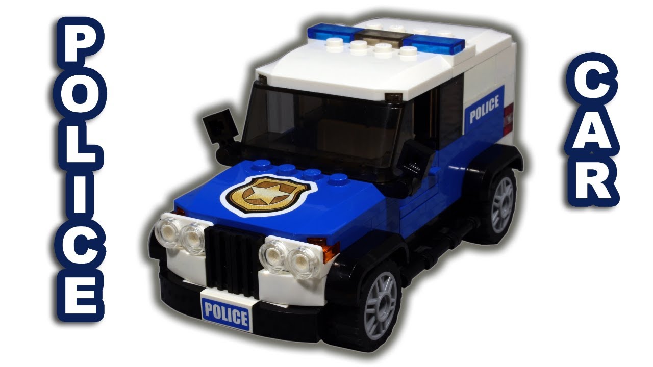 Lego City Police Car Custom MOC - YouTube
