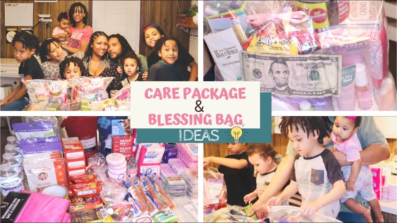 Affordable DIY Care Packages | Blessing Bags for the Homeless - YouTube