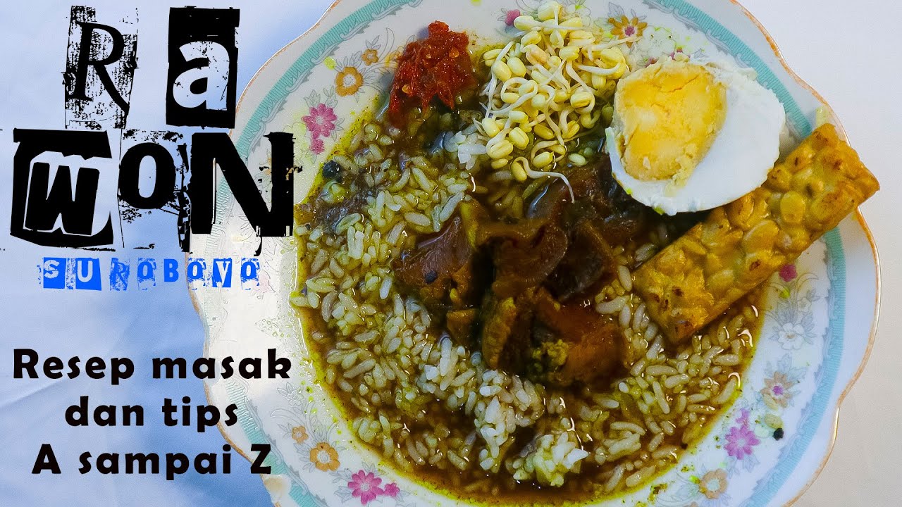 Resep dan tips lengkap masak Rawon khas Surabaya Jawa Timur - YouTube
