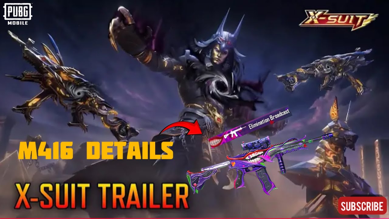 Anukhra X-Suit Official Trailer | Ump Upgradable | M416 Fool Changes ...
