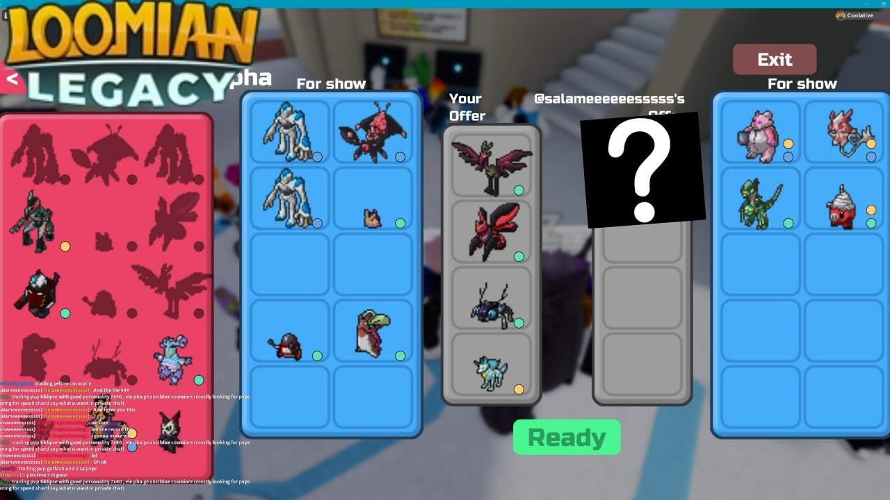 Trading for a *SUPER RARE* PvP Loomian!!! -Loomian Legacy- - YouTube