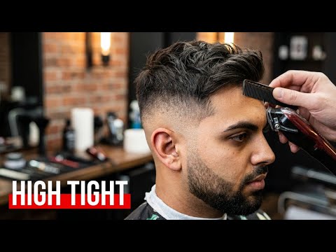 Barber Tutorial || High Tight Messy Side Part || Complete How To! - YouTube