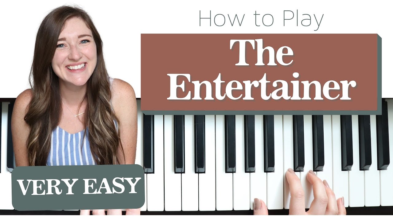 "THE ENTERTAINER" Easy Piano Tutorial // Learn how to play an easy ...