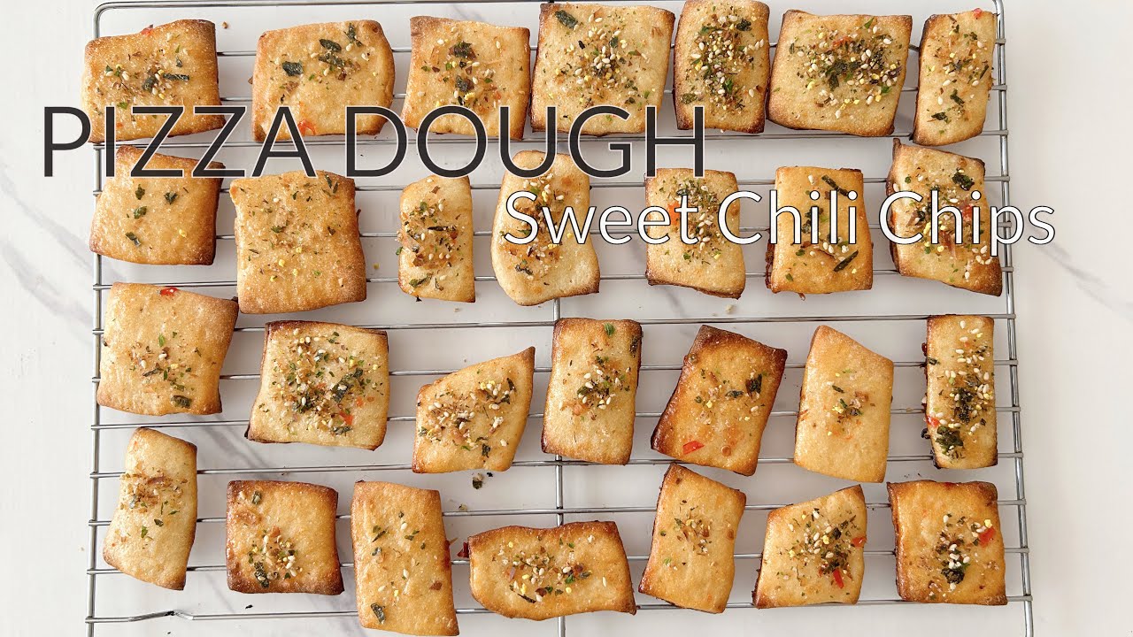 How to Use Pizza Dough To Make Sweet Chili Chips - YouTube