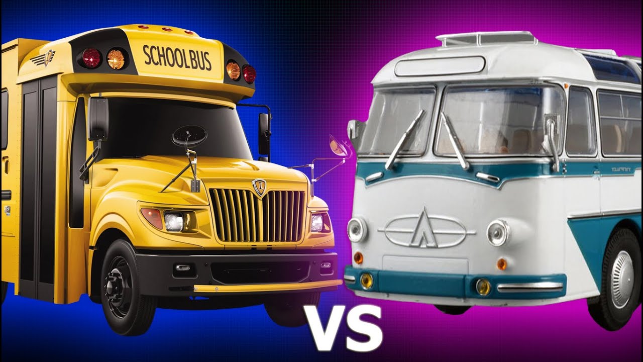 19 School Bus Horn vs Tour Bus Horn Sound Variations in 125 Seconds ...