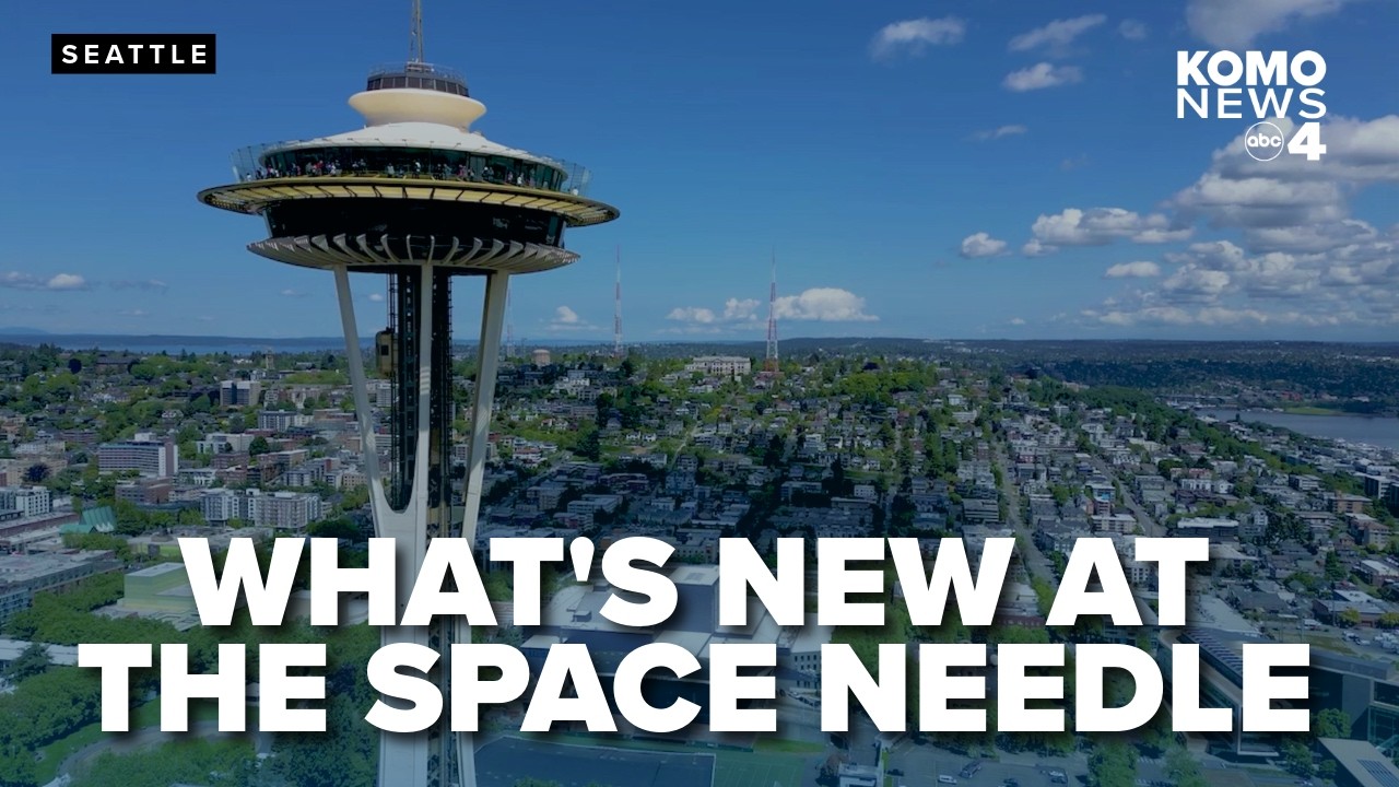 Seattle Space Needle Under Construction