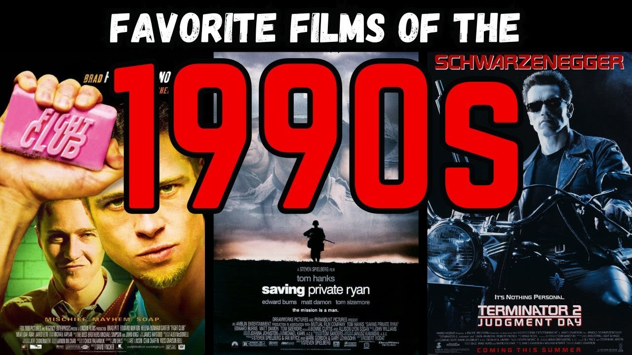 Top 25 Favorite films of the 1990s (1990 - 1999) - YouTube