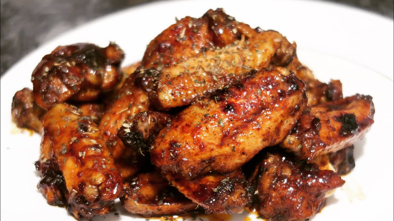 Honey Chipotle Wings In The Oven Recipe - YouTube