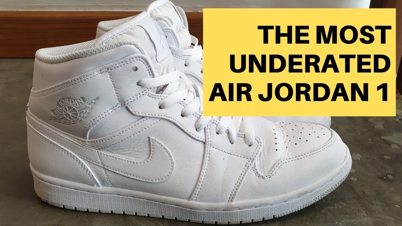Air Jordan 1 Triple White Review - YouTube