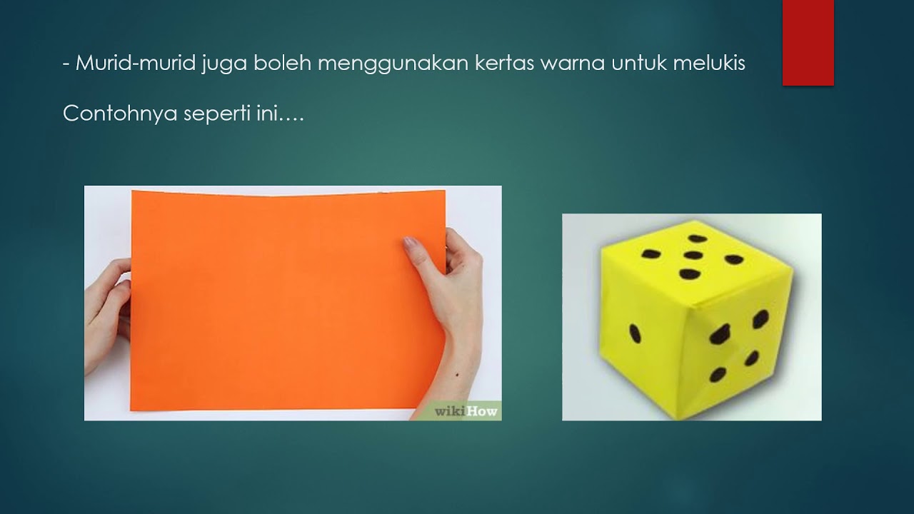 CARA MEMBUAT DADU KERTAS - YouTube