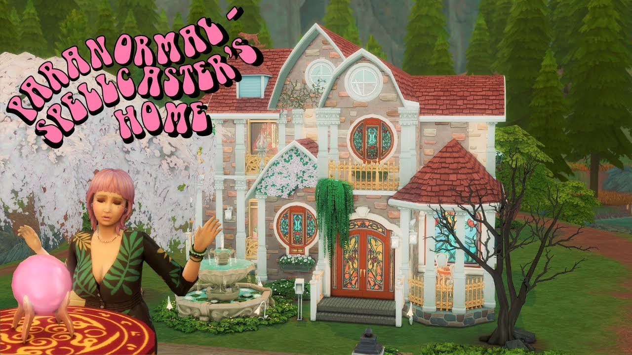 The Sims 4 Speed Build: Spellcaster's Haunted Cottage in the Woods ...