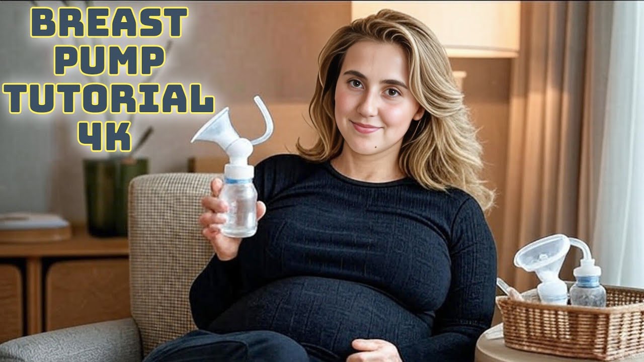 Breast Milk Feeding Pumping Tutorial 4k | Exclusive Breast Milk Pump | Mom Breast Milk Pumping ...