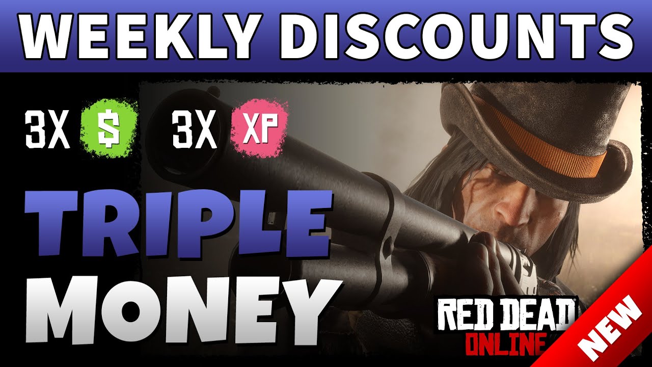 Red Dead Online TRIPLE MONEY & DISCOUNTS This Week | RDO WEEKLY UPDATE ...