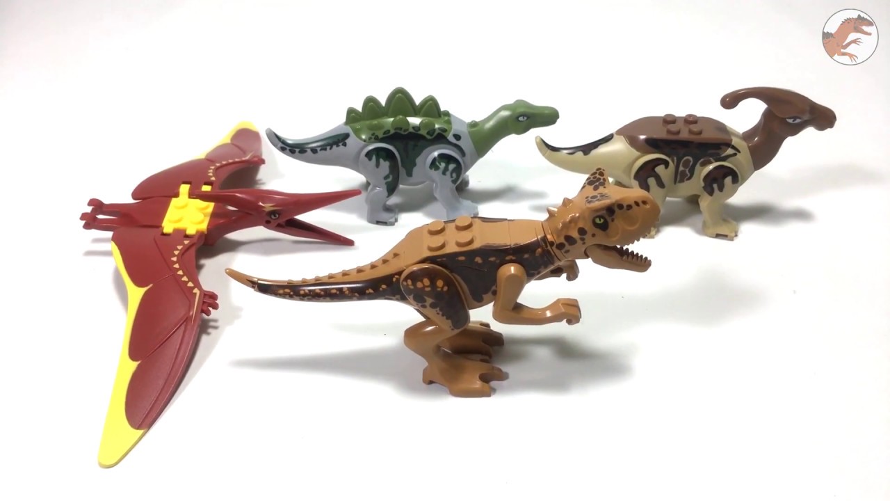 4 Nuevos Lego Custom Dinosaur Toys Jurassic World para niños ...