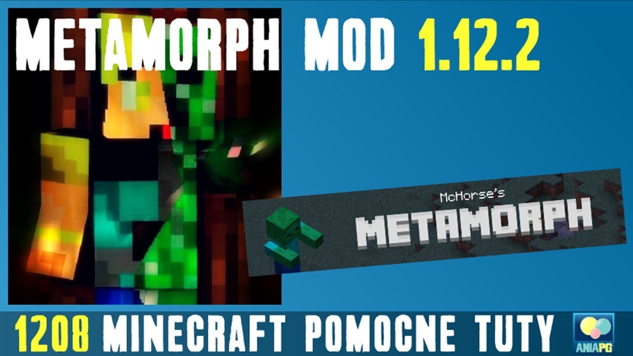 Metamorph 1.12.2 (jak Morph Mod) - Jak zainstalować mody - PL Instalacja moda do Minecraft 1.12. ...