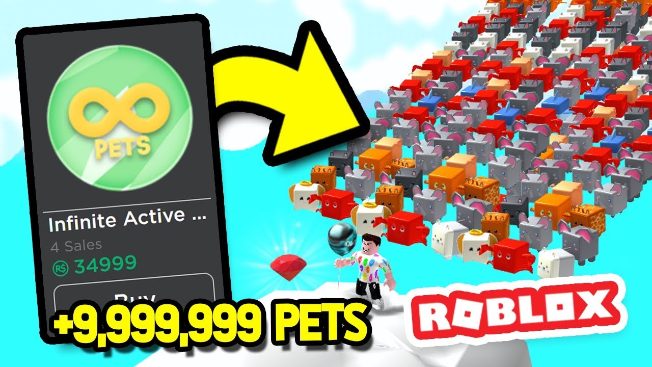 BUYING INFINITE PETS WITH A 35K GAMEPASS in BALLOON SIMULATOR - YouTube
