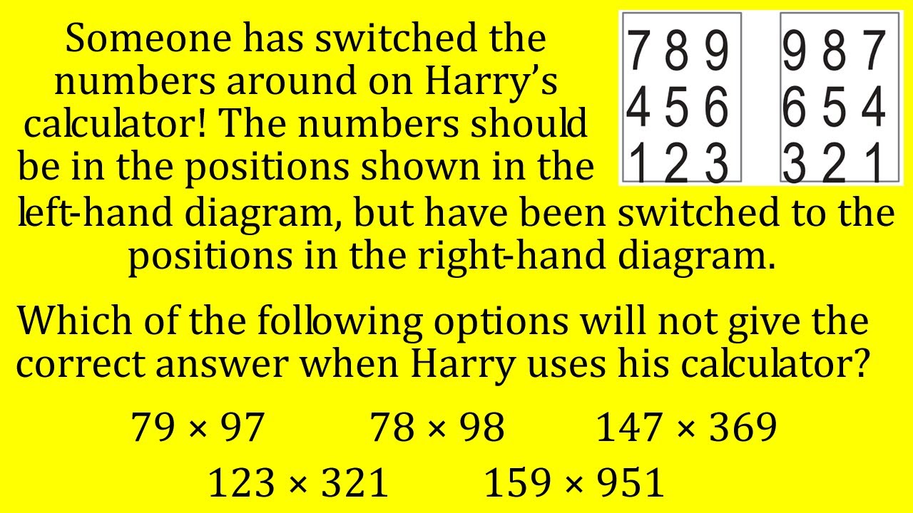 IMC 2018 q12 (UK Intermediate Maths Challenge) - YouTube
