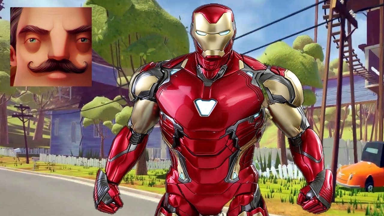 HELLO NEIGHBOR IRON MAN - My New Neighbor Iron Man Mark 7 Act 3 ...