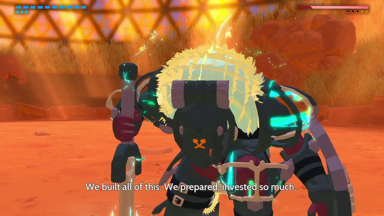 Furi - The Hand Boss Fight - YouTube