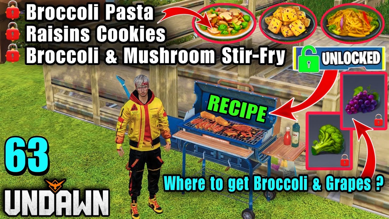 Undawn | Broccoli Pasta|Raisins Cookies|Broccoli Mushroom & Stir-Fry ...
