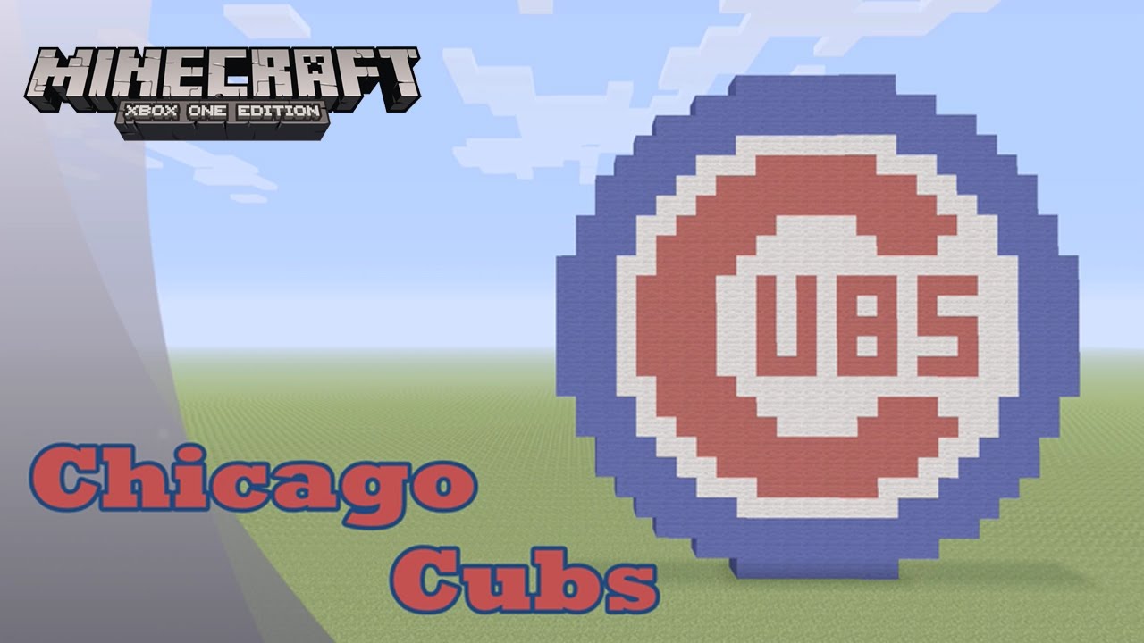 Minecraft: Pixel Art Tutorial and Showcase: Chicago Cubs (2016 World ...