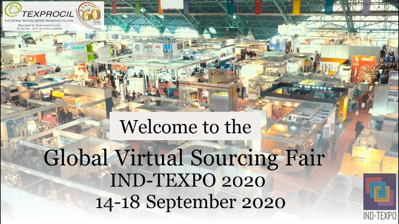 "Virtual Ind-Texpo Exhibition for Textiles organised by TEXPROCIL (14 ...