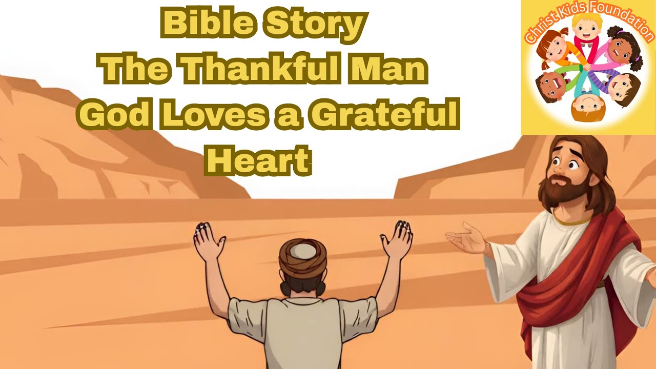 Jesus Healed Ten Men | Thankful Man Bible Story for Kids - YouTube