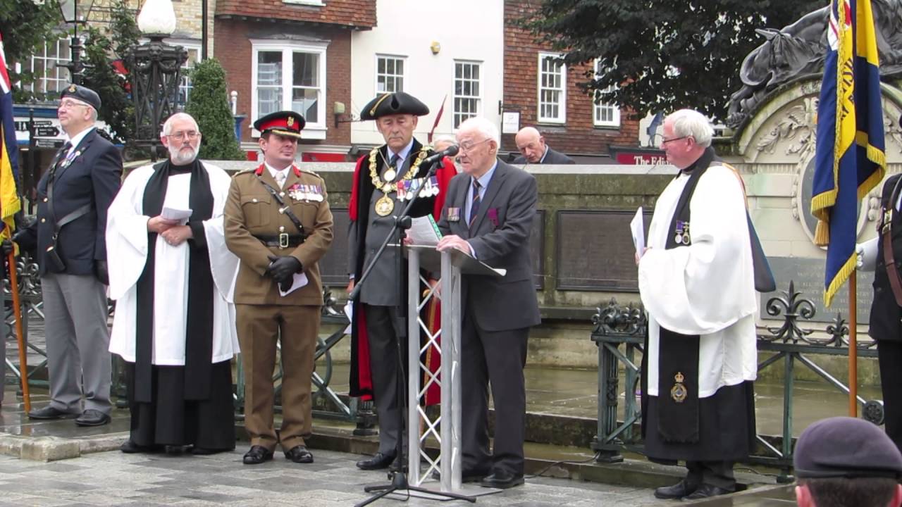 Tom Adlam VC Commemorative Stone - YouTube