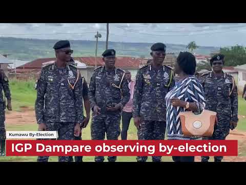 Kumawu By-Election: IGP Akuffo Dampare observing by-election.