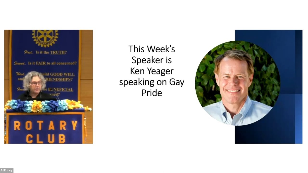2023-08-23 | Ken Yeager present at the San Jose Rotary Club - YouTube