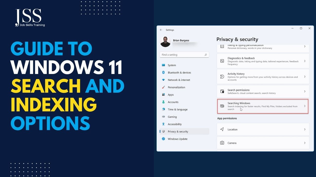 Windows 11: Guide to Windows 11 Search and Indexing Options - YouTube