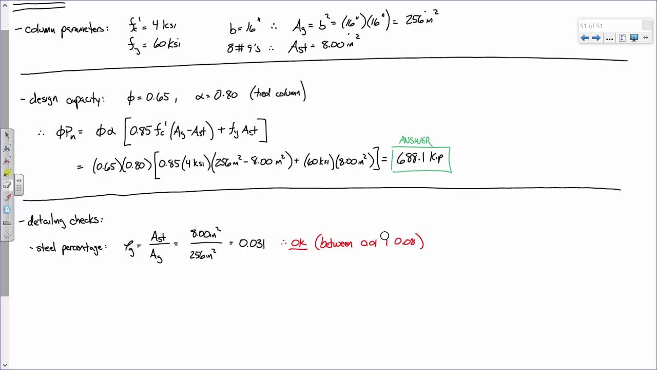 CE 413 Lecture 31: Compression Members [cont'd] (2018.04.16) - YouTube