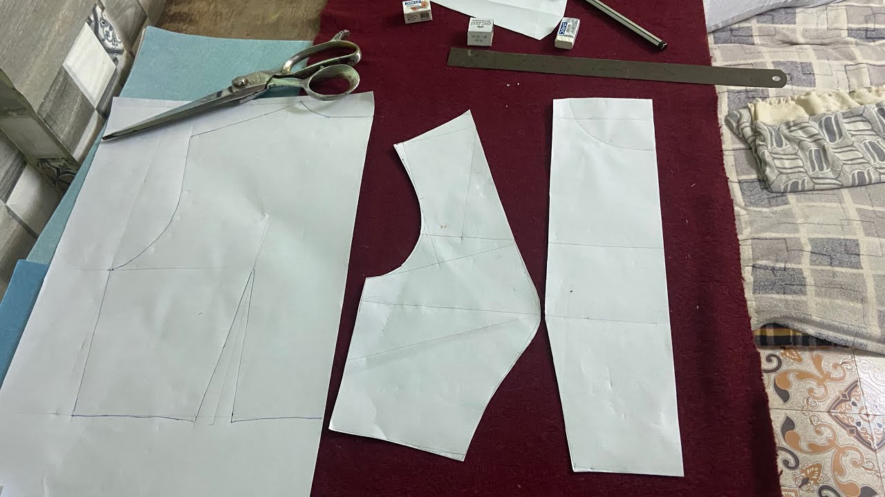 Shoulder princess cut blouse pattern - YouTube