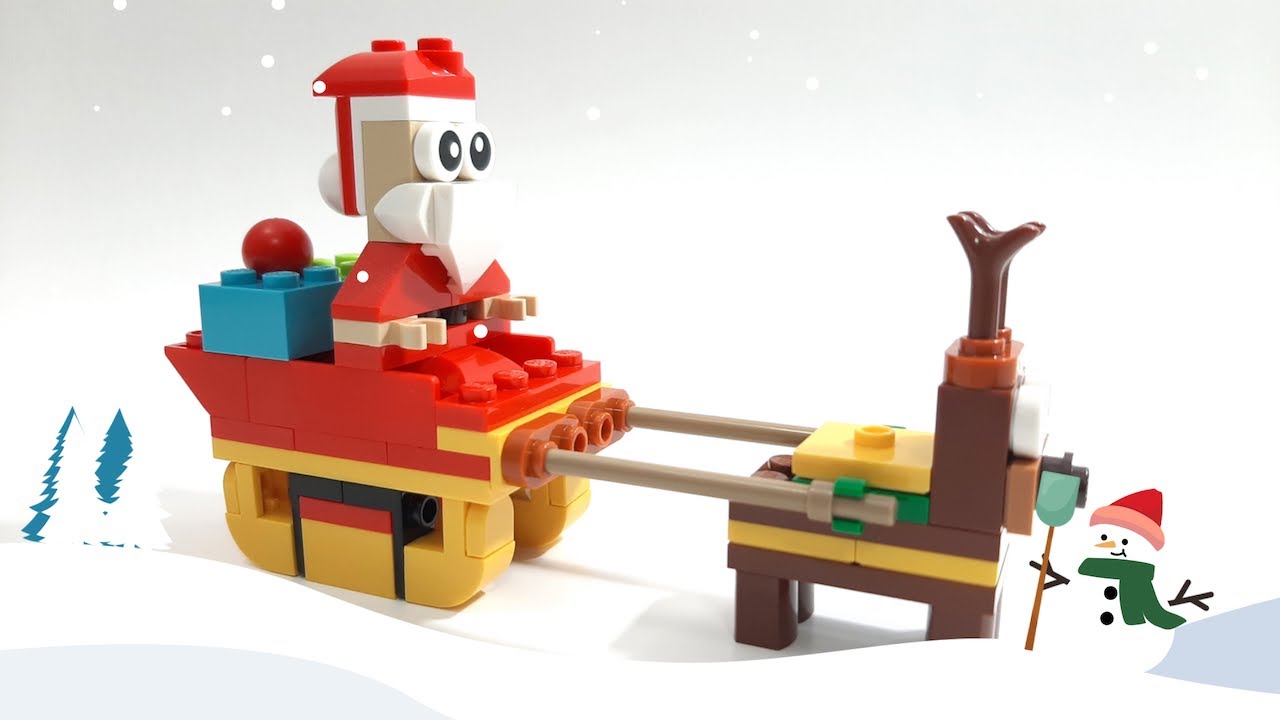 LEGO Creator 30670 Santa Sleigh Ride - Lego Polybag Speed Build #lego # ...