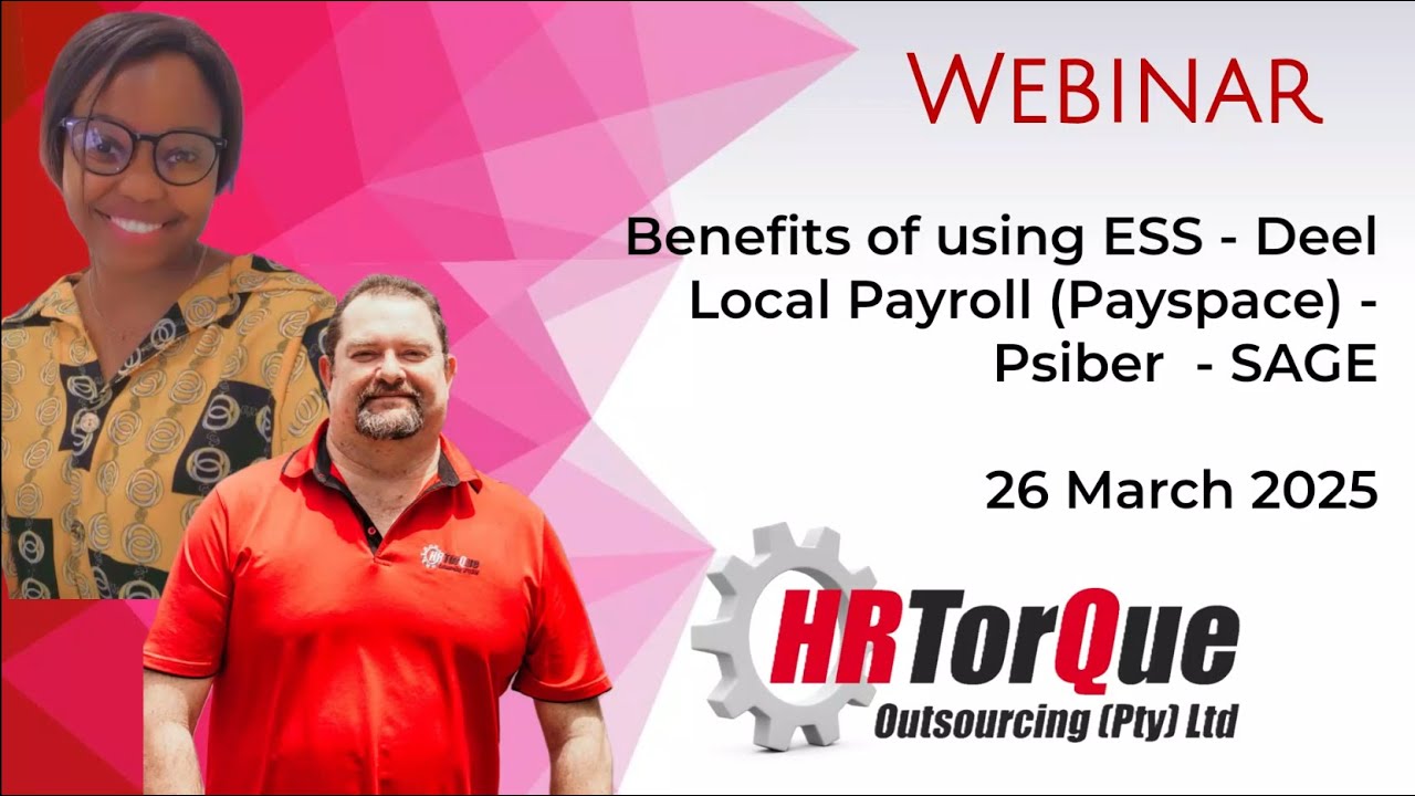 Webinar - Benefits of using ESS on Psiber, Deel Local Payroll, Payspace ...